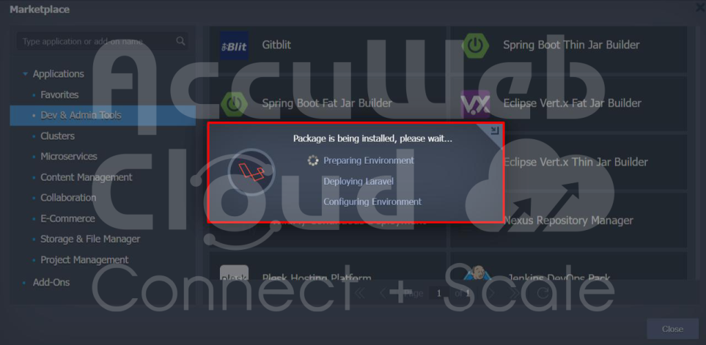 How to Install Laravel on AccuWeb.Cloud Platform? - AccuWeb Cloud