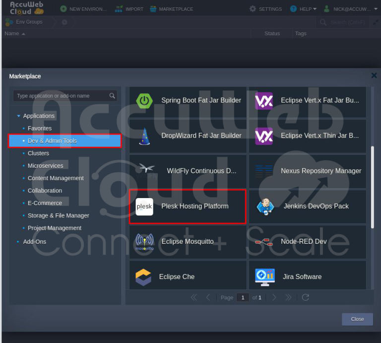 How to Install The Plesk Control Panel on Accuweb. Cloud Platform? - AccuWeb Cloud