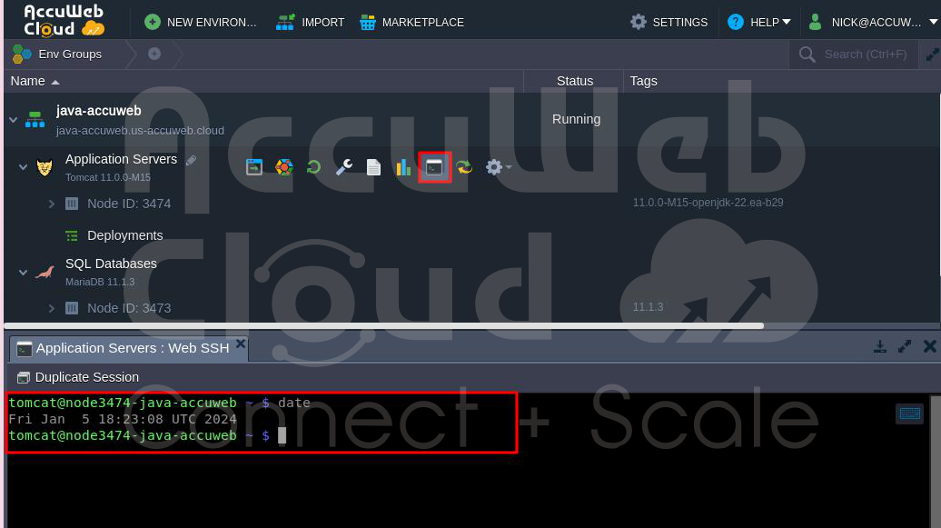 How to install and use the TimeZone Change add-on? - AccuWeb Cloud