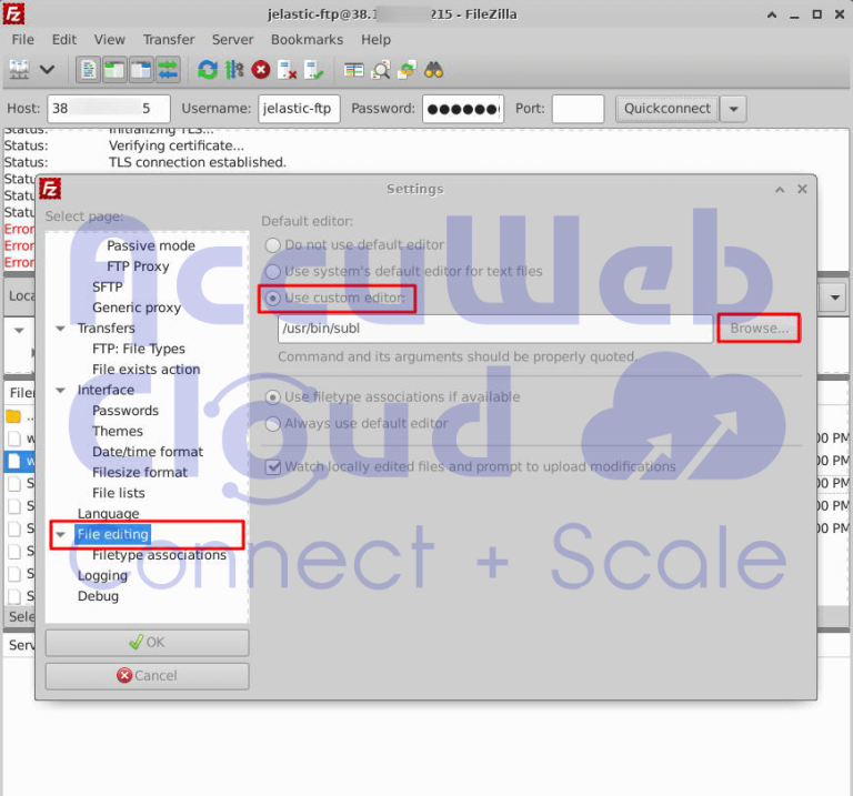 How To Transfer Files Using Filezilla Accuweb Cloud 0425