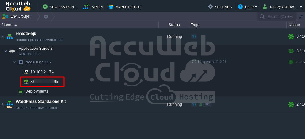 Remote Access EJB on GlassFish | AccuWeb.Cloud Guide