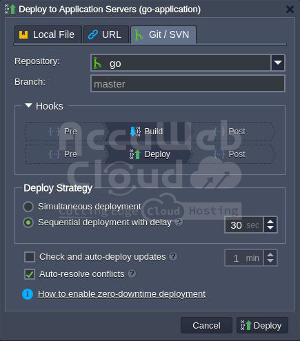 Explained Golang Hosting with AccuWeb.Clou Guide