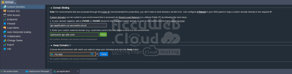 Explained Golang Hosting with AccuWeb.Clou Guide